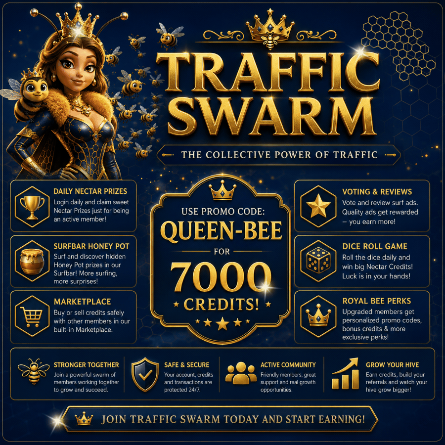 Traffic Swarm - Join Free & Multiply Your Reach